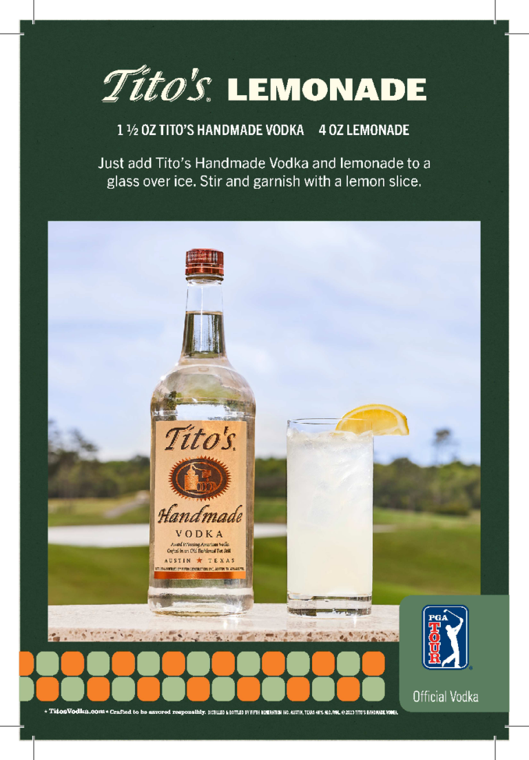 Use Tito's Vodka for an Azalea Cocktail - Morton Golf Sales Blog